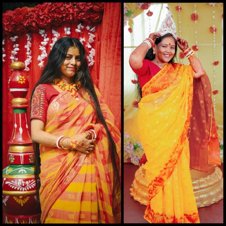 The Tale Of Tant Sarees: From Mughal Majesty To Modern Mastery ...